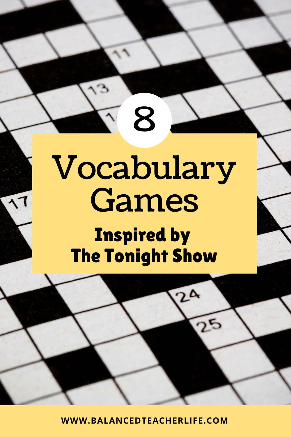 Vocabulary Games a la Jimmy Fallon: Classroom Edition - Balanced ...
